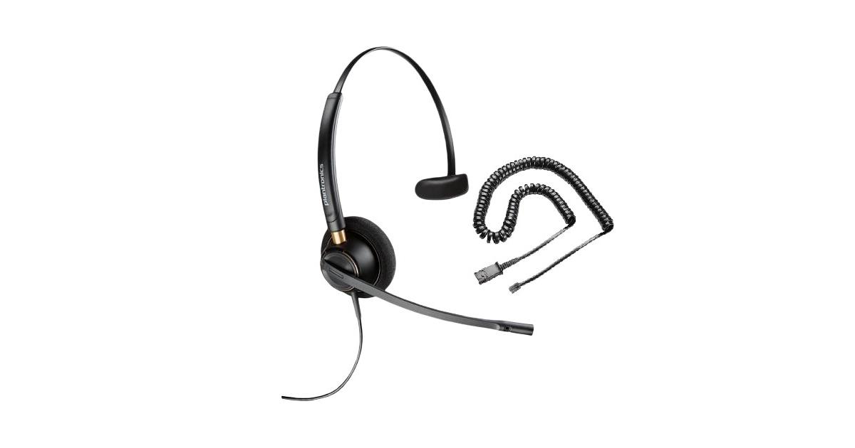 Plantronics HW510 EncorePro Noise Canceling Headset with RJ9
