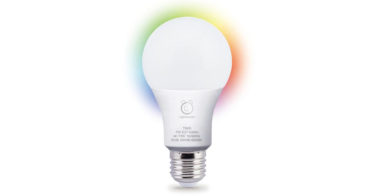 Light Awake Smart LED Light Bulb Alarm Clock | Hear Central