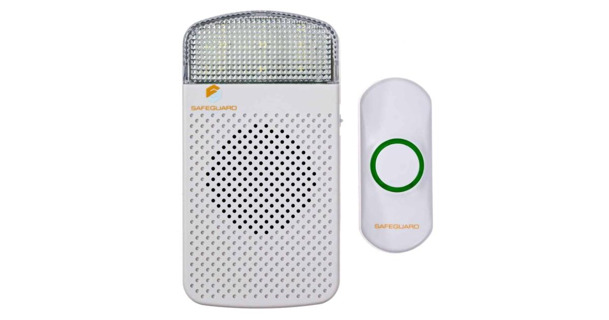 Safeguard Supply Wireless Doorbell + Flashing Strobe