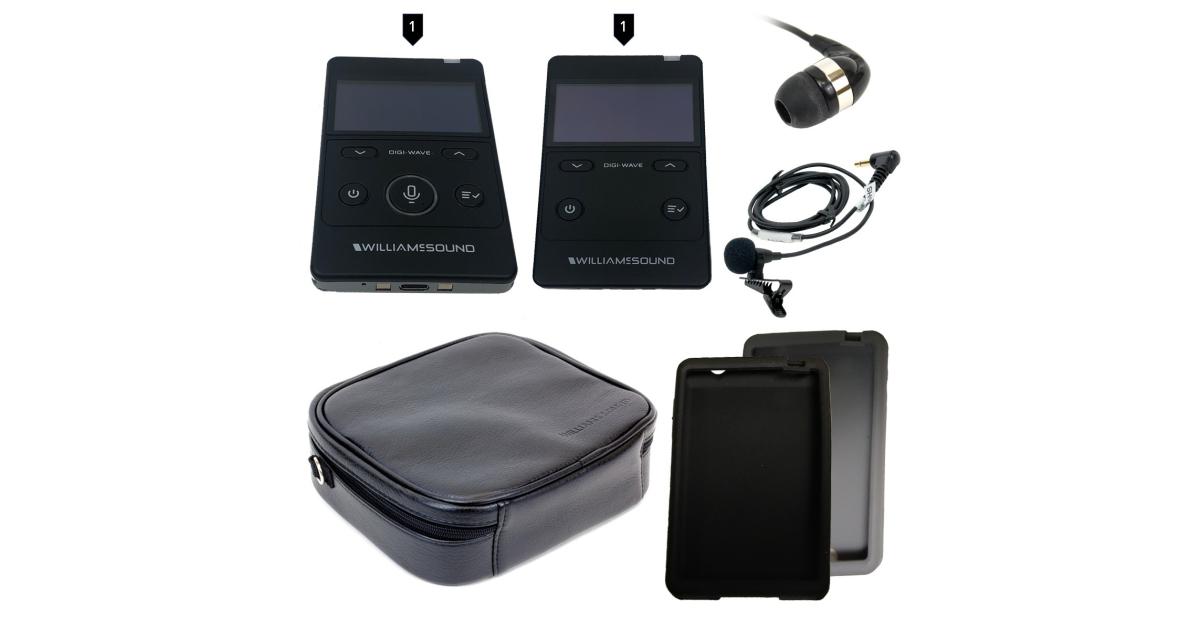 Williams Sound DIGI-WAVE 400 Kit 3 for One Way Communication